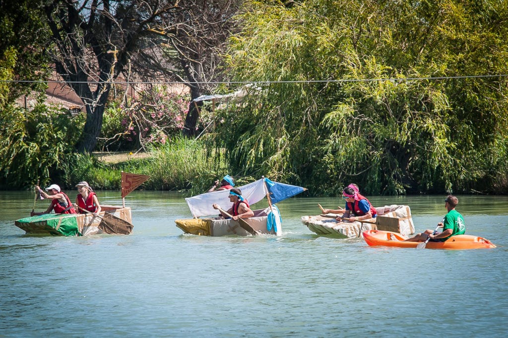 Transat en carton - Team Building base nautique du Lac de Saint Cassien